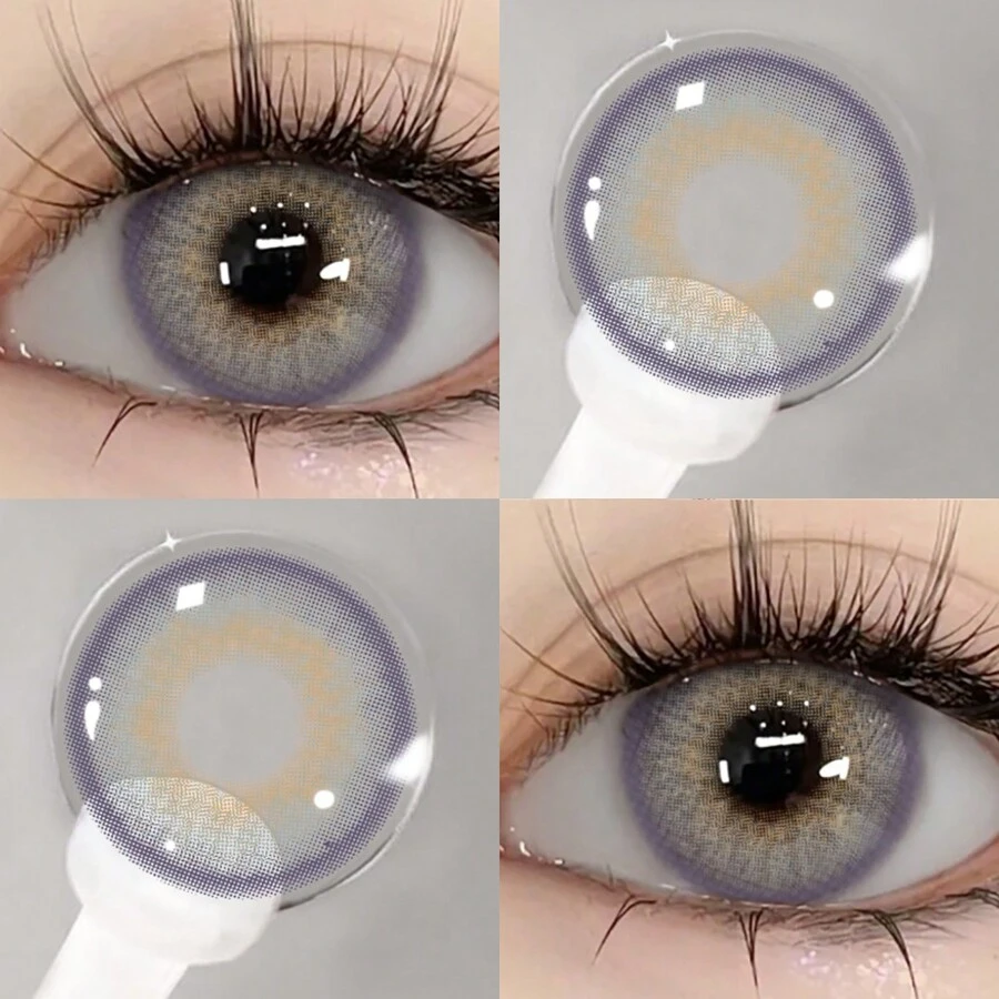 1 Pair Natural Color Contact Lens For Eyes Cosmetic Beauty Eye Makeup ...