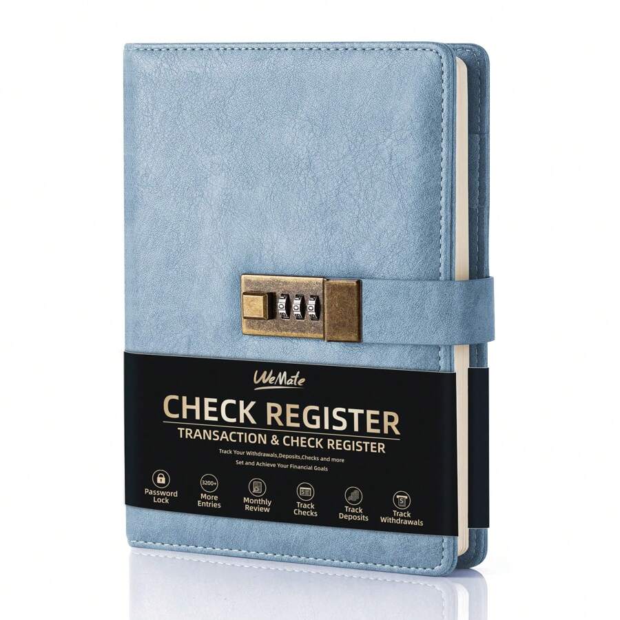Check Registers,Check Registers For Personal Checkbook,A5 Leather Check ...