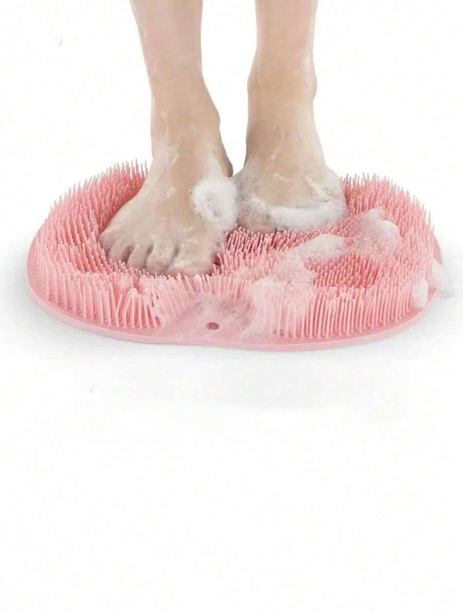 Silicone Shower Brush - Exfoliating Shower Brush - Body Cleaning Brush ...