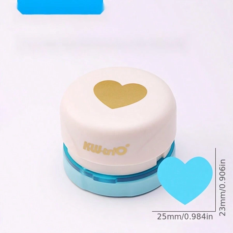 Heart-Shaped Magnetic Embosser Hand Embosser Any Positioning Visual ...