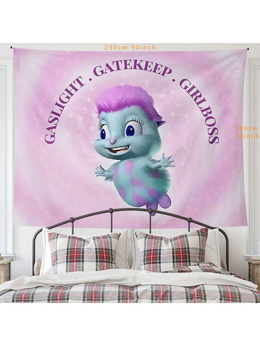 Interesting Bibble Faith Tapestry Gas Light Watchman Girl Boss Peach ...