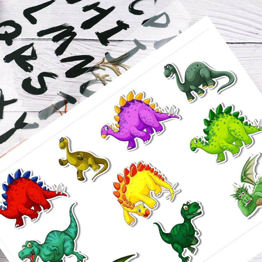 5 Sheets (A4 Size) Semi Transparent Printable Vinyl Sticker Paper ...