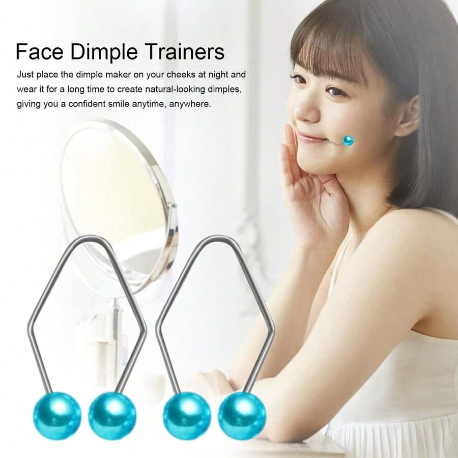 1 Pack Dimple Makers, Dimple Trainer For The Face, Easy To Wear, And ...