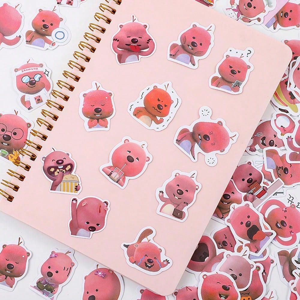 120pcs Loopy Cute Cartoon Expression Stickers For Bullet Journal ...