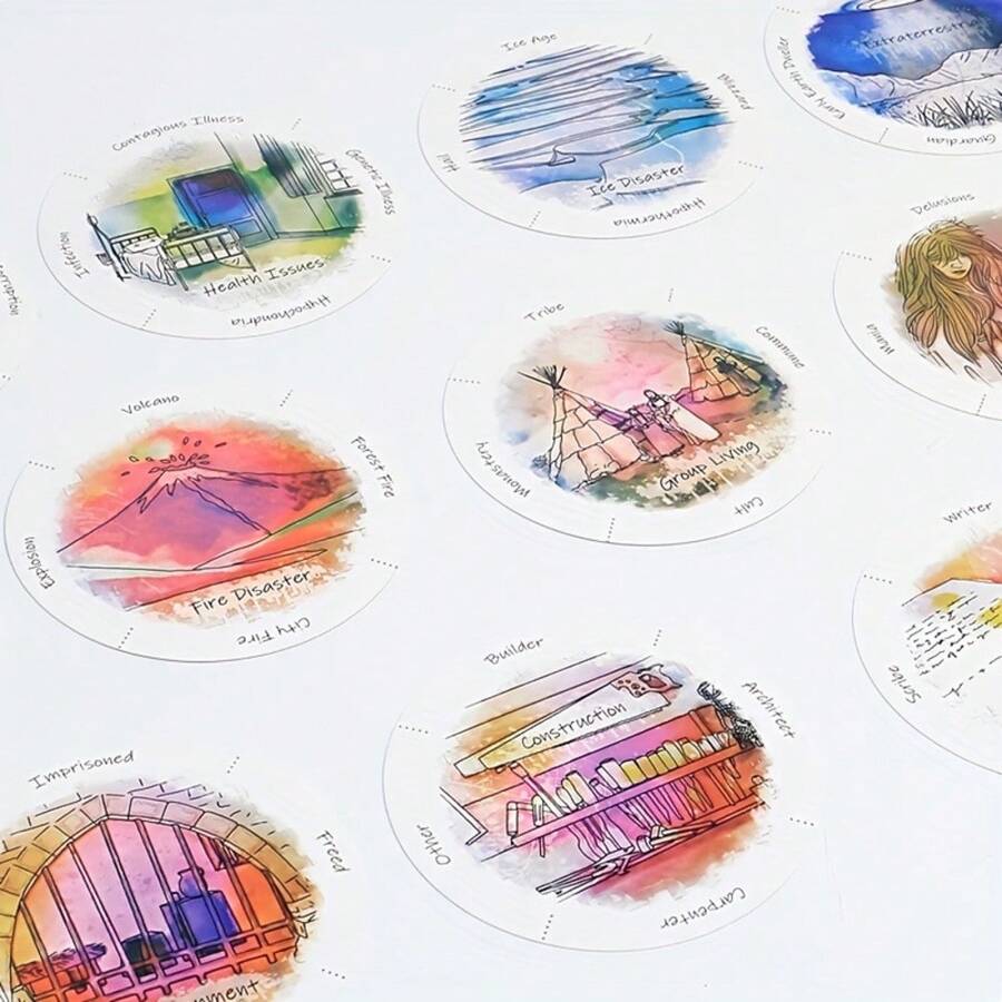 87 Cards Oracle Party Prophecy Divination Board Game&Scan The QR Code ...