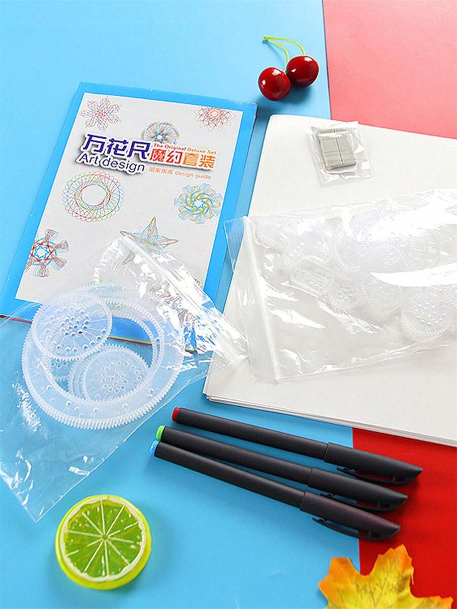 Children's Multi-Functional Transforming Kaleidoscope Ruler, Creative ...