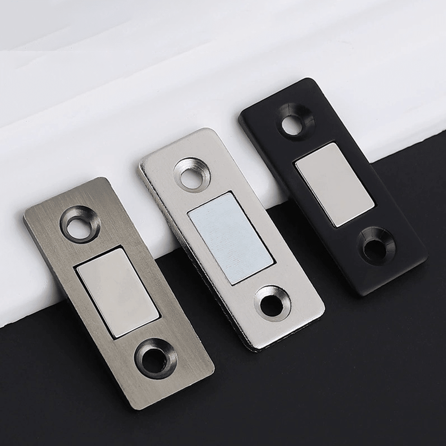 1pc No-Drill Magnetic Door Catch For Sliding Pull Wardrobe Cabinet Door ...