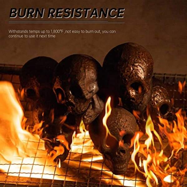 Skeleton Barbecue Fire Ornaments Design Decoration Atmosphere Haunted ...