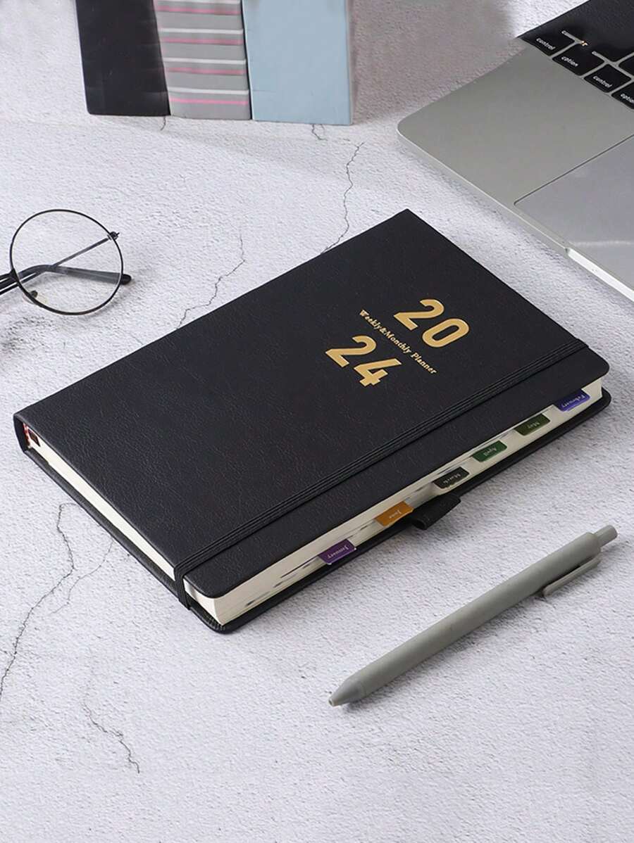 1 Set/2 Sheets 2024 Sticky Notes Planner With Monthly Index Labels For ...