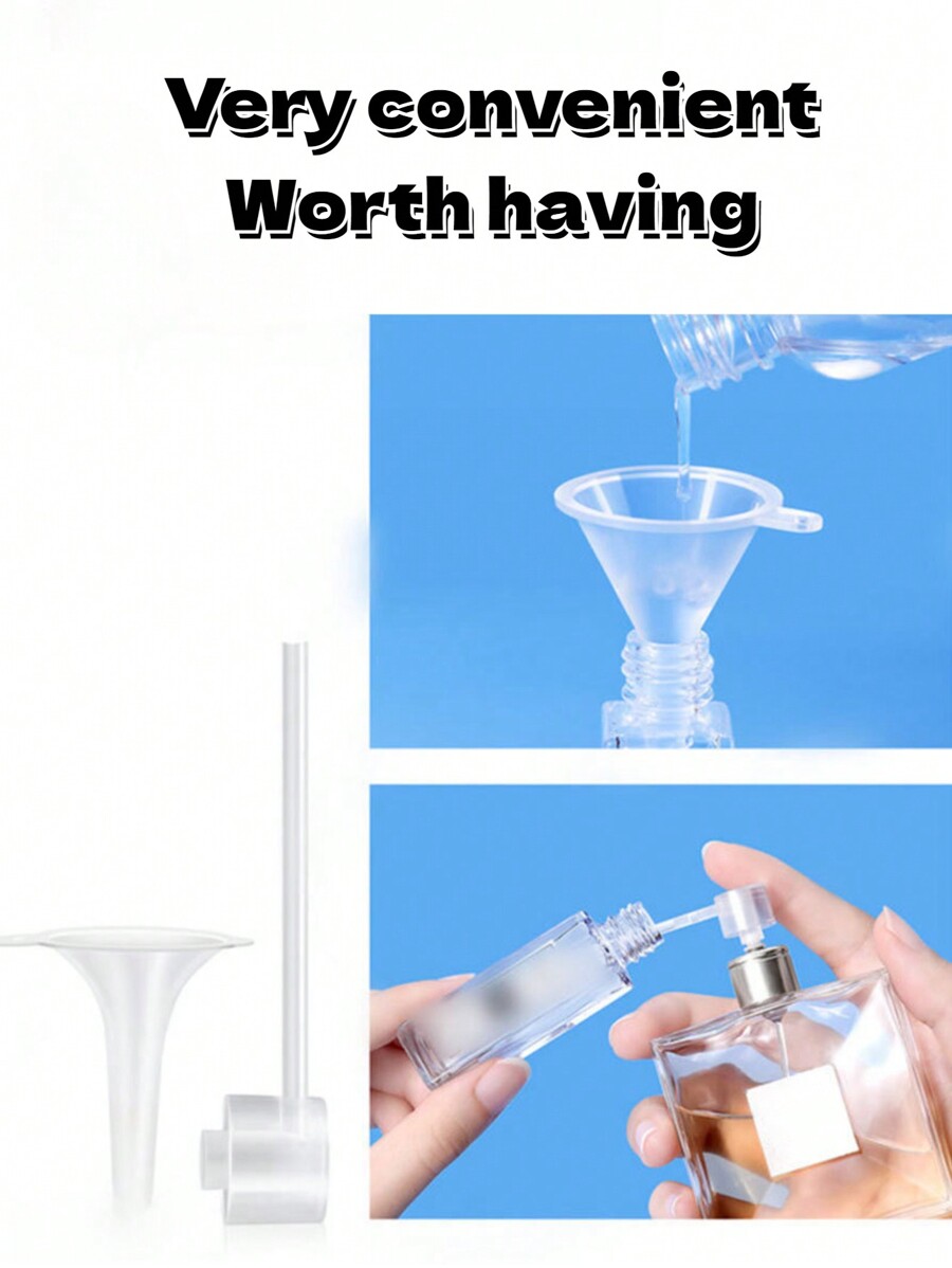 One ABS Small Funnel And One Press Pump, Suitable For Laboratory ...