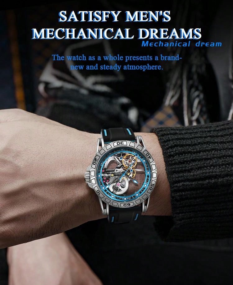 MUSANFIGO Musanfigo New Arrival Full Automatic Mechanical Watch, Hollow ...