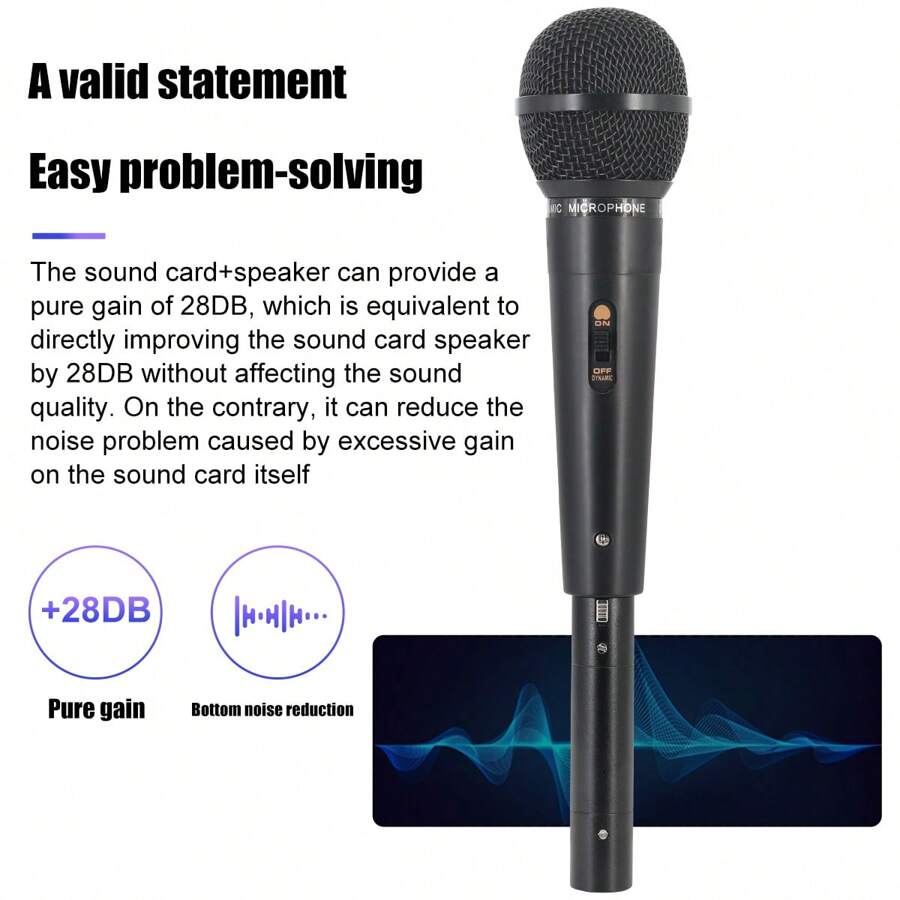Dynamic Microphone Amplifier With Strong Noise Reduction And Gain For ...