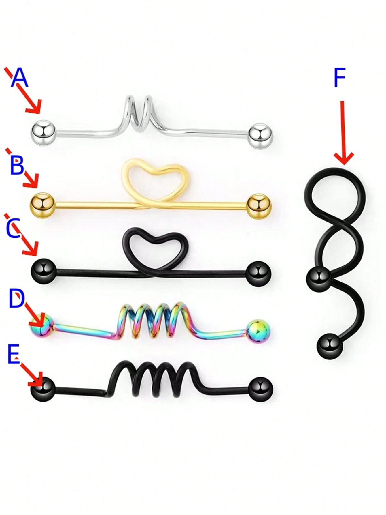 A Unique Style Design Of Stainless Steel Inlaid Diamond Heart Spring ...