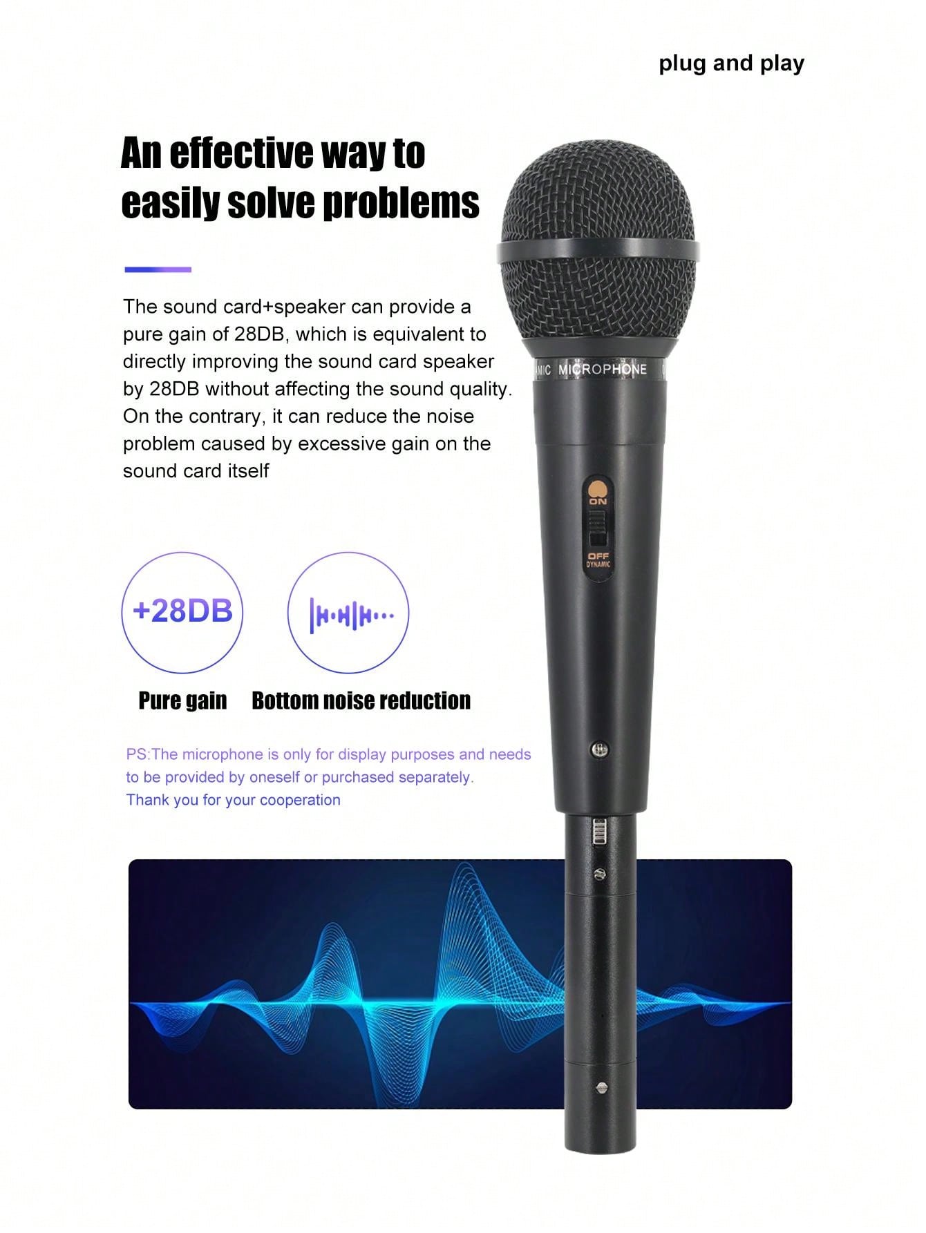 Dynamic Microphone Amplifier With Strong Noise Reduction And Gain For ...