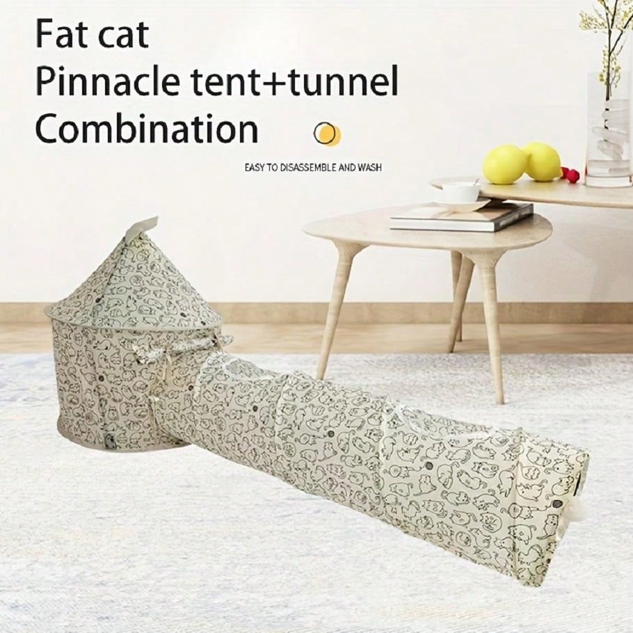Cat Tunnel Splicing Tent Cat Nest Four Seasons Universal Portable Quick ...
