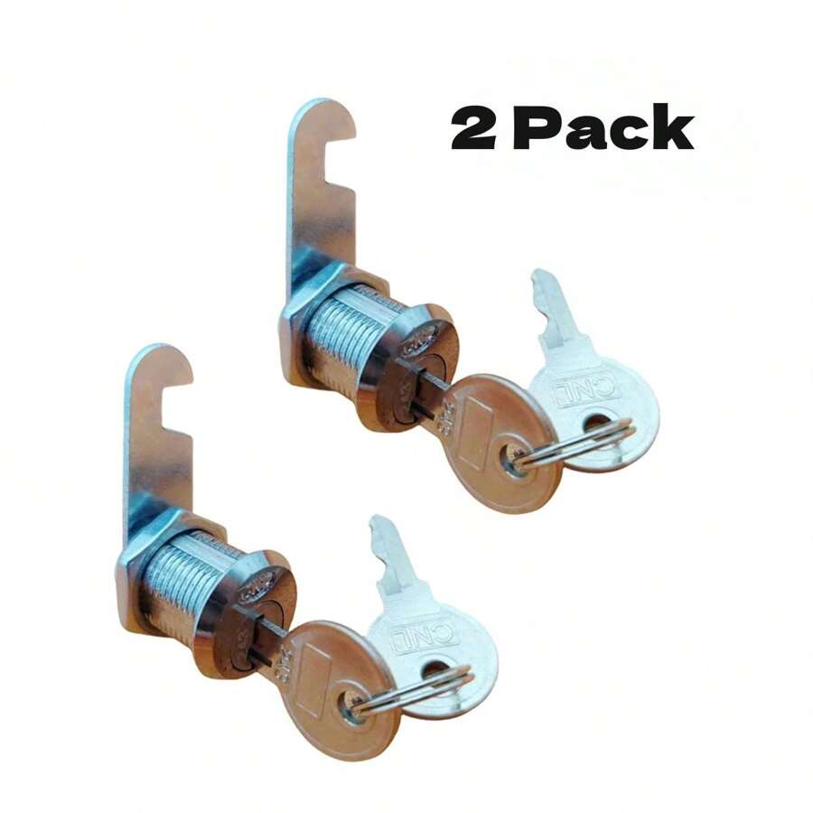 1 Pack/2 Pack Cabinet Locks With Keys, Cam Lock Keyed Alike, Secure ...
