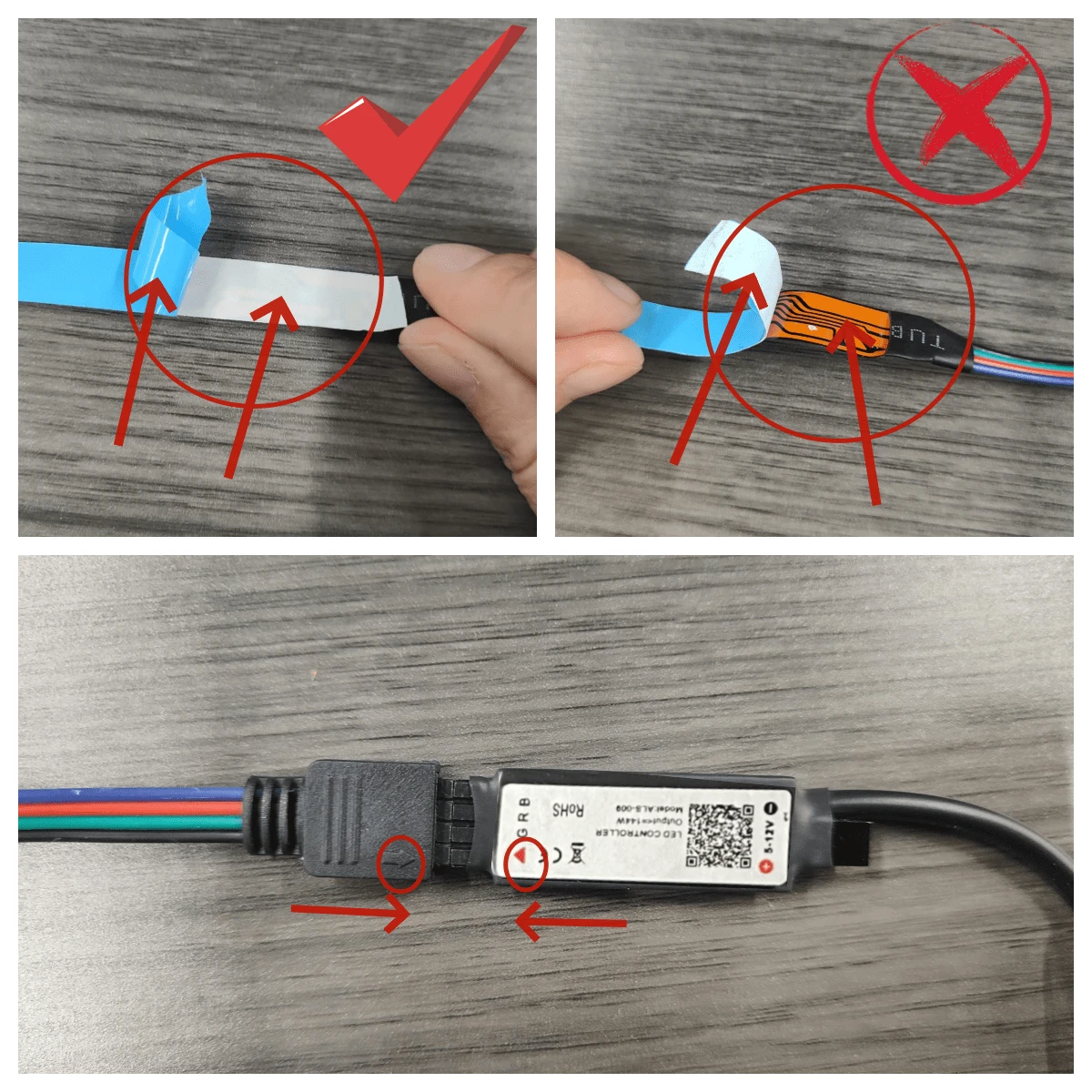 1pc 1m-10m Rgb Led Strip Light With Usb Port, 30leds 90leds 150leds ...