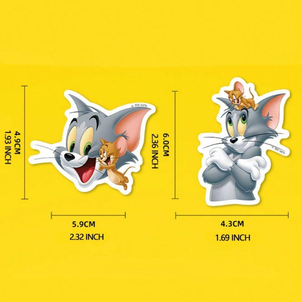 50PCS Warner Bros. Officially Licensed Tom And Jerry Stickers Aesthetic Cartoon Cat Mouse Decals ...