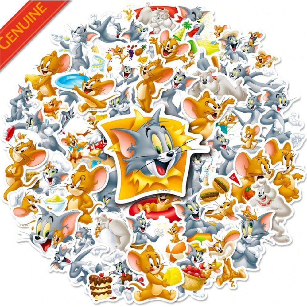 50PCS Warner Bros. Officially Licensed Tom And Jerry Stickers Aesthetic ...