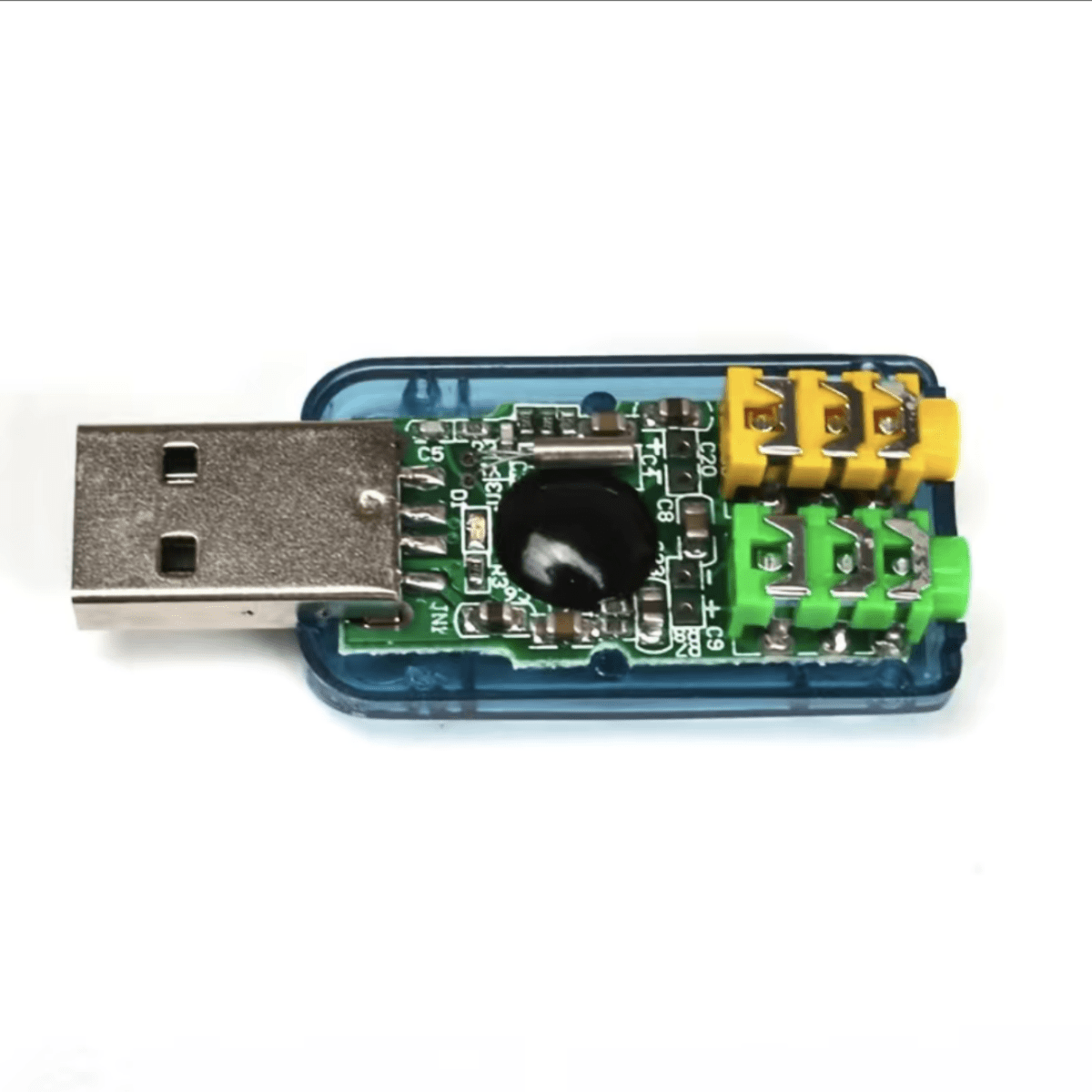USB 5.1 Sound Card CM108 External Independent Sound Card Driveless Plug ...