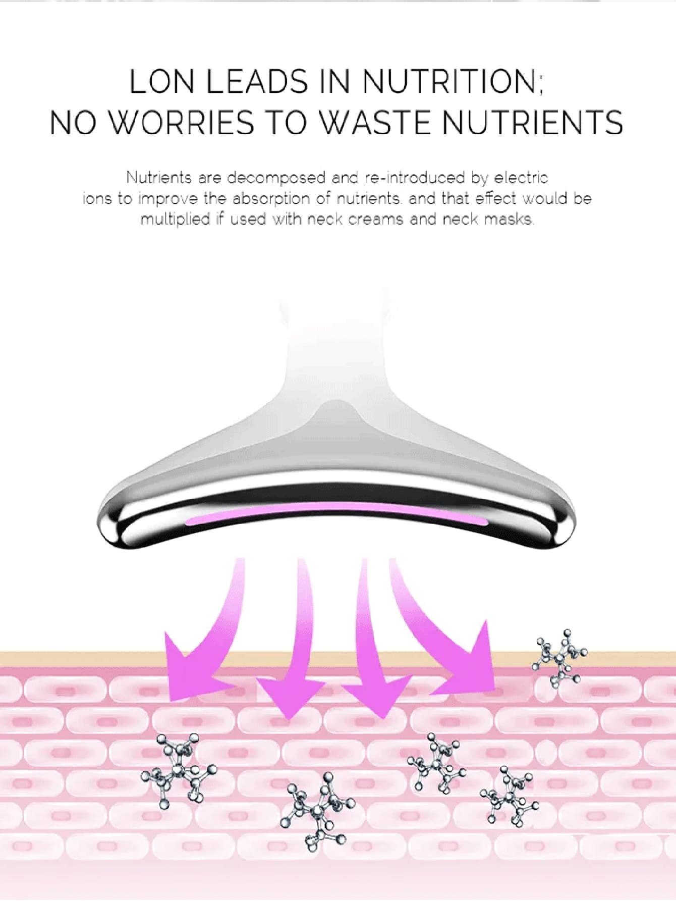 SUNPINT Bestselling Neck Beauty Massager With Microcurrent, Vibration ...