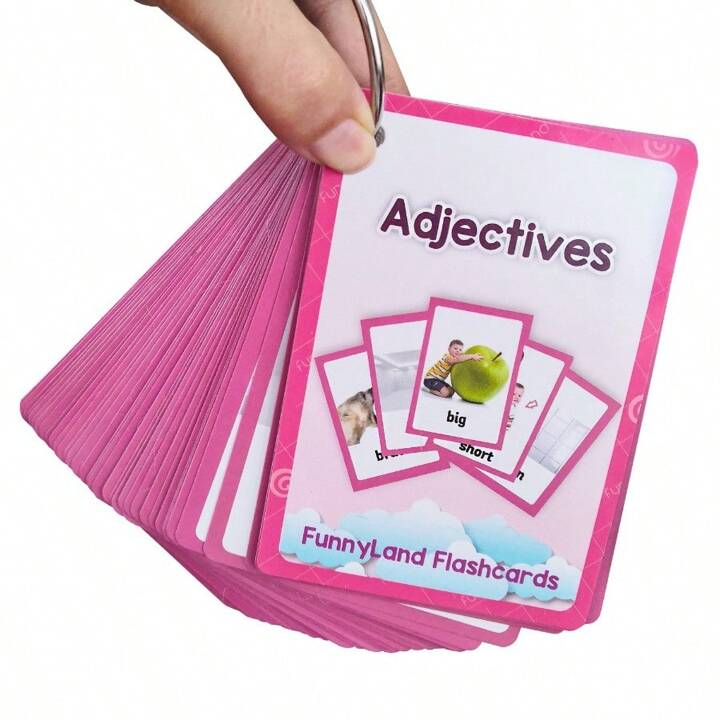 46 Cards Of Adjectives First Sight Words For Vocabulary, Pre K ...