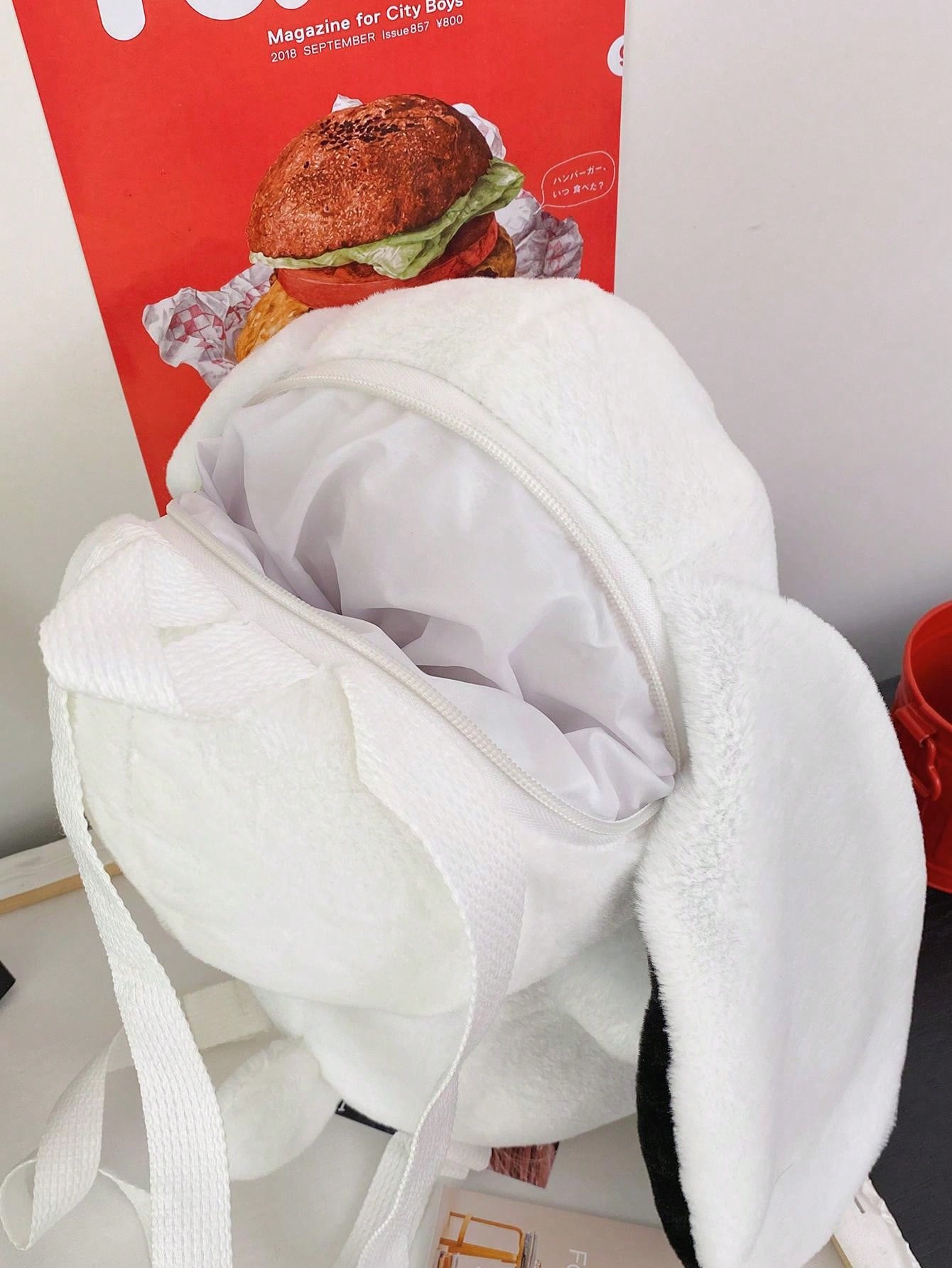 Horror Gothic Rabbit Plush Crazy Rabbit Plush Backpack, Strange Gothic ...