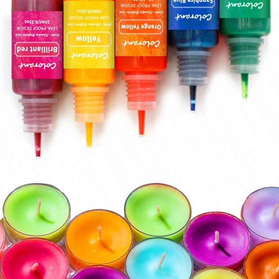 20 Colors 10ml High Concentrate Liquid Candle Coloring Dye, Diy ...