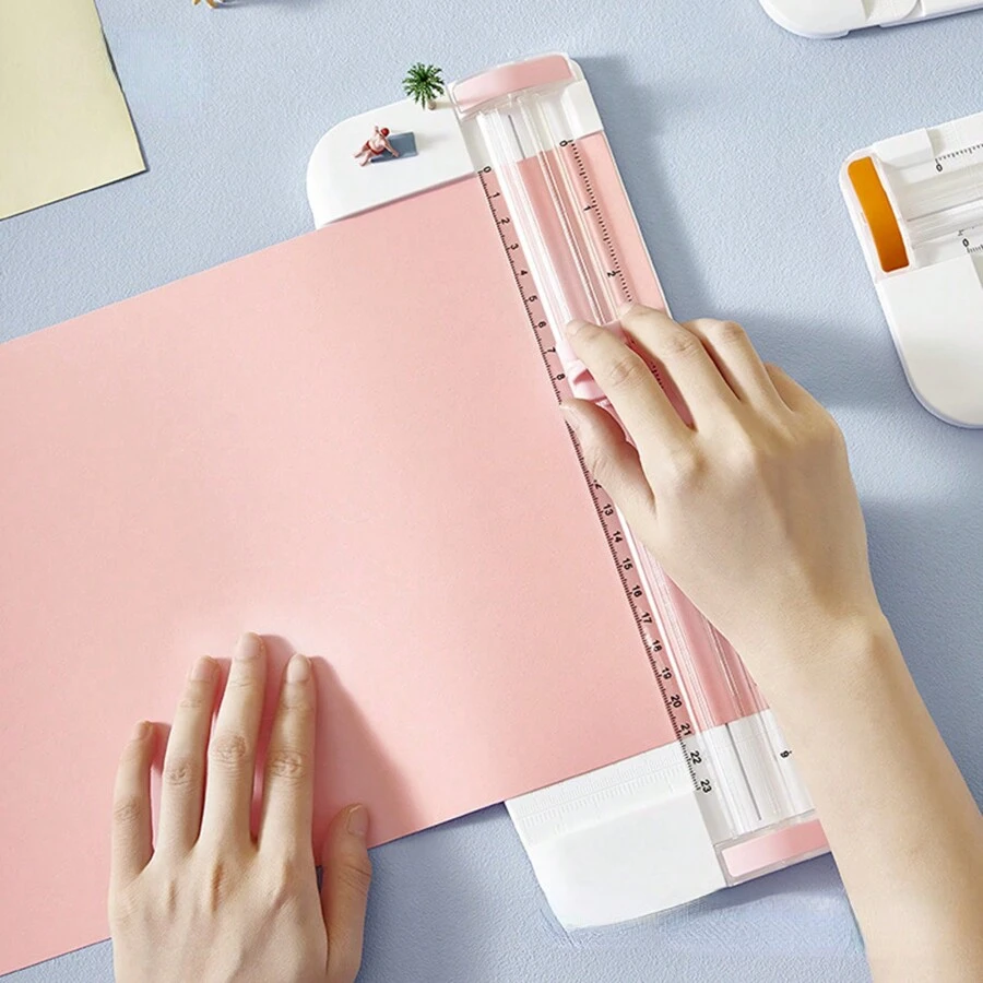 1Pcs A4 Paper Cutter Titanium Straight Paper Trimmer With Side Ruler For Scrapbooking Craft ...