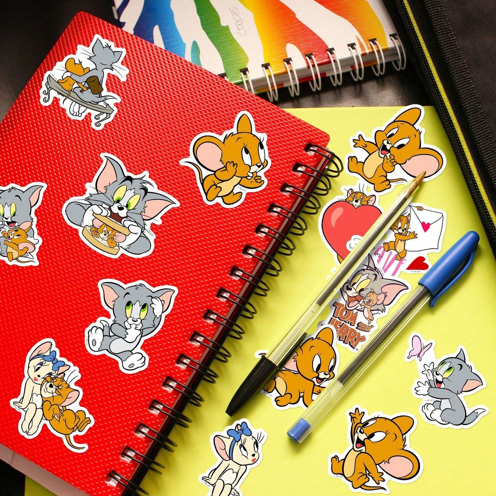 50PCS Warner Bros. Officially Licensed Tom And Jerry Stickers Aesthetic ...