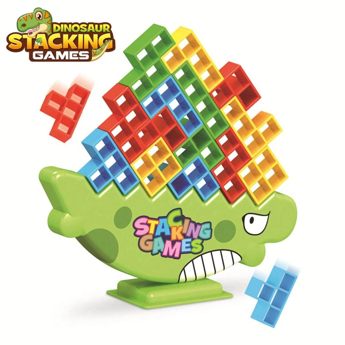 48 PCS Tetra Tower Game, Tetra Tower Balance Stacking Blocks Game, New ...