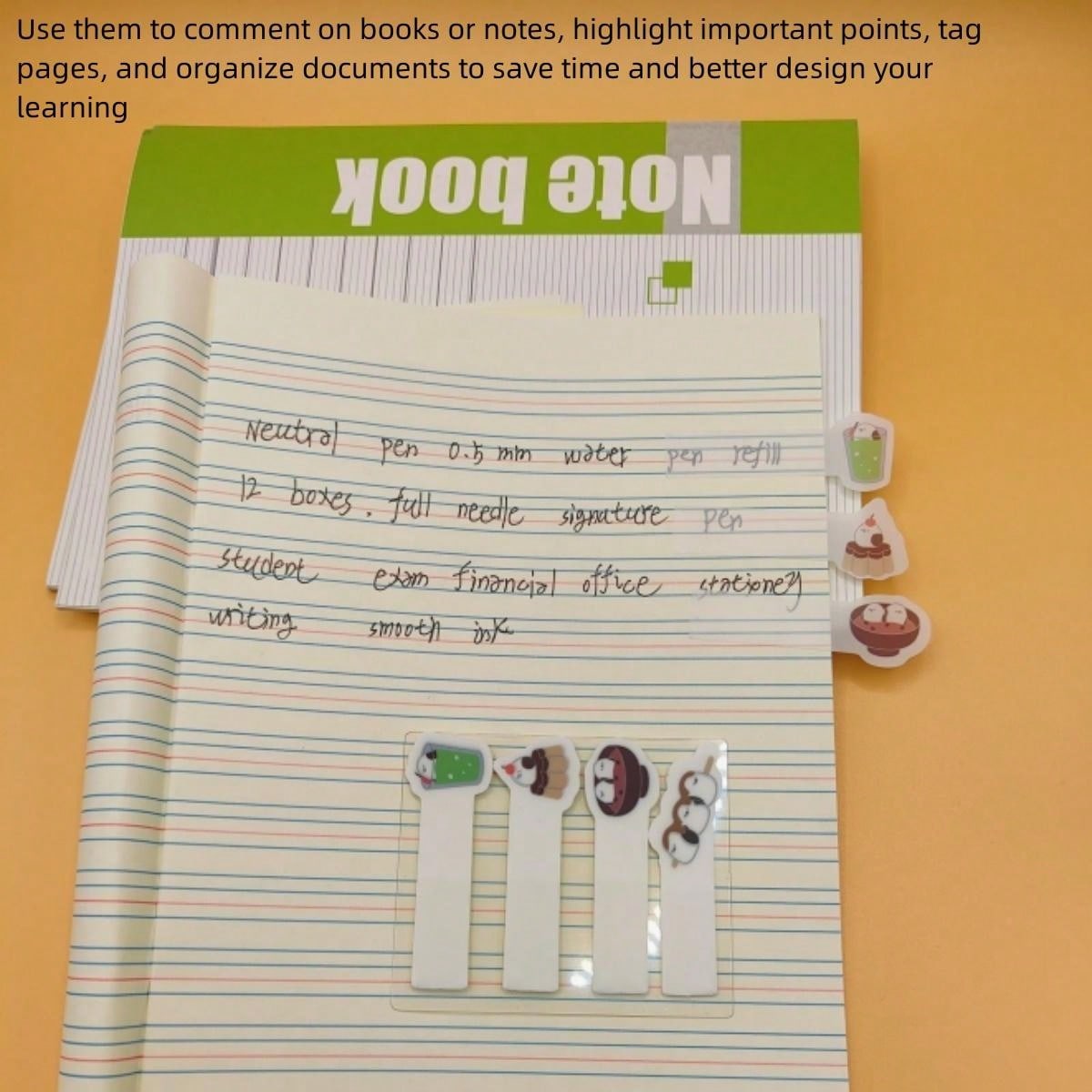 Pet Material Index Notes Are Widely Used For Adding Bookmarks, Sorting ...