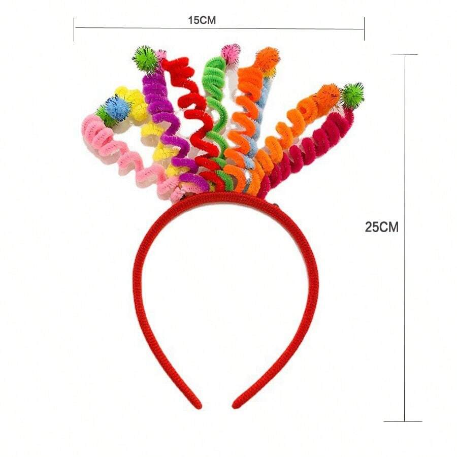 1pcColorful Spring Headbands Mars Headbands Alien Antenna Headbands ...