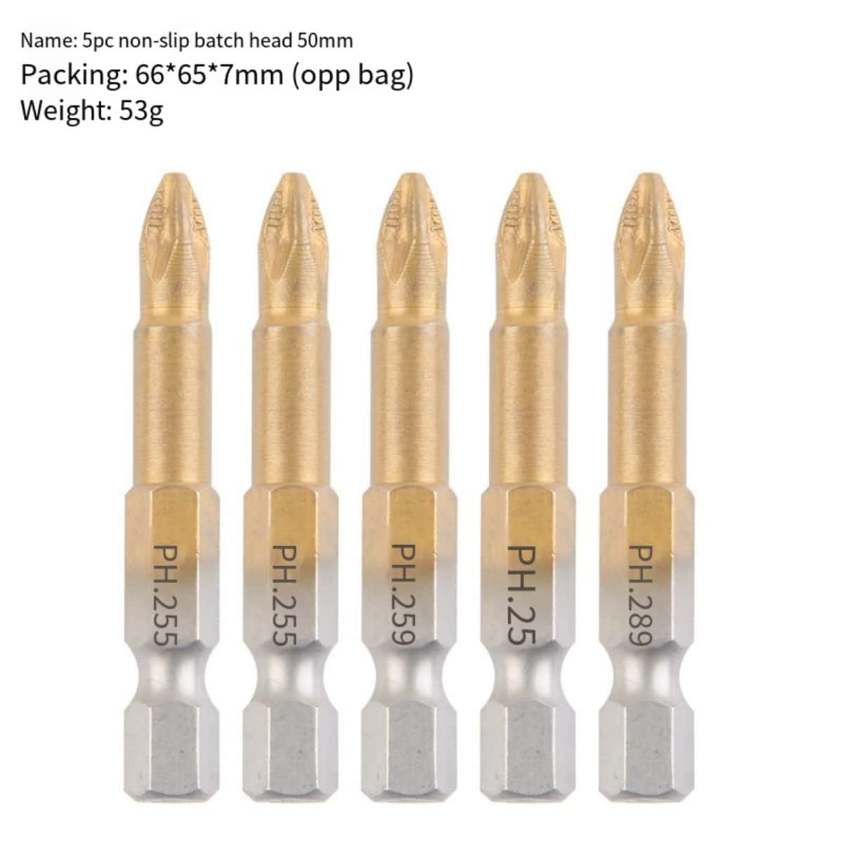 10 Piece Set Of Anti Slip Titanium Plated Screwdriver With Short ...