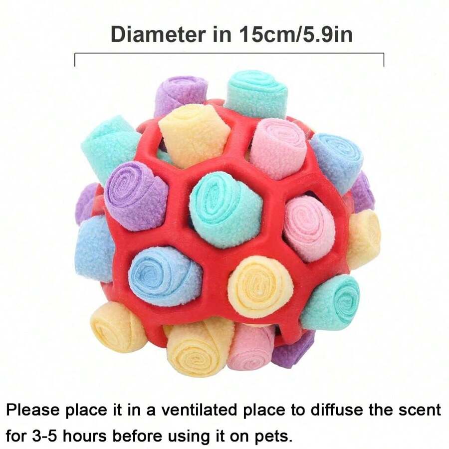 1pc Upgraded Pet Snuffle Ball, Interactive Dog Toy, Snack Dispensing ...
