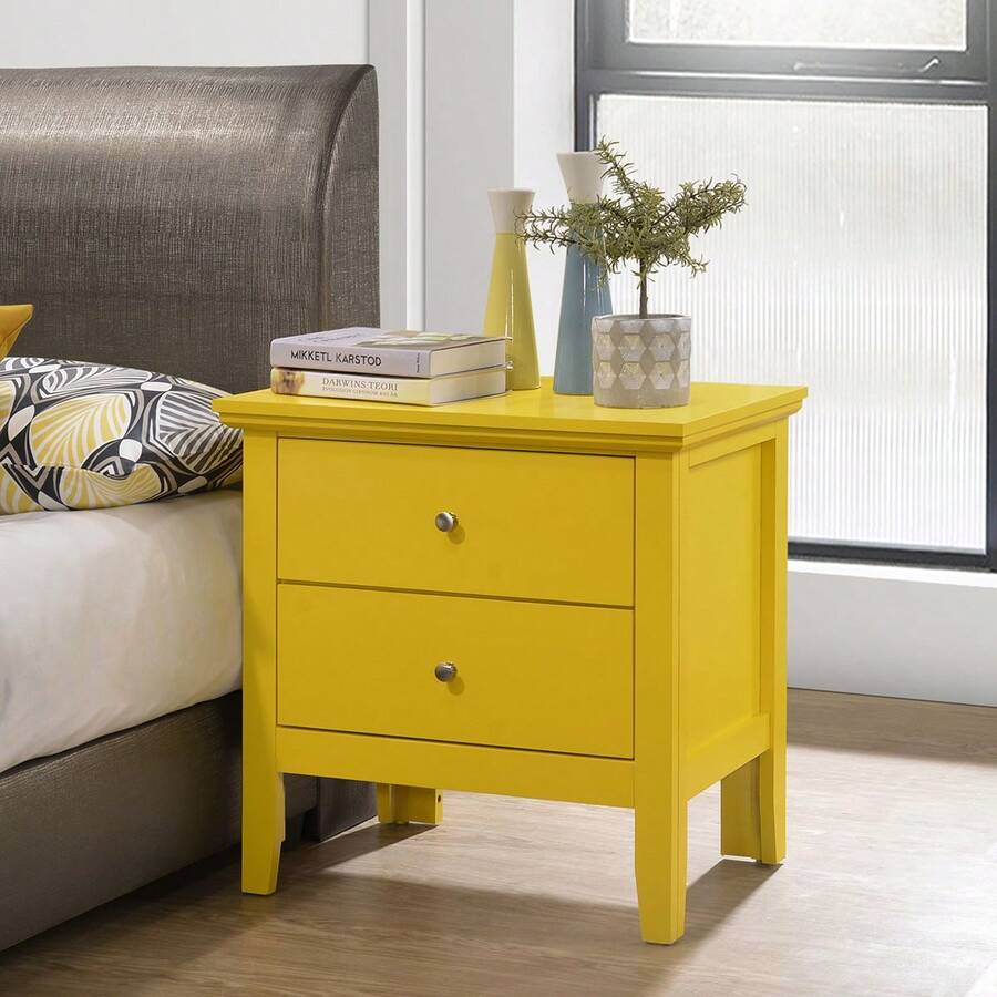 Furniture Nightstand, Yellow | SHEIN USA