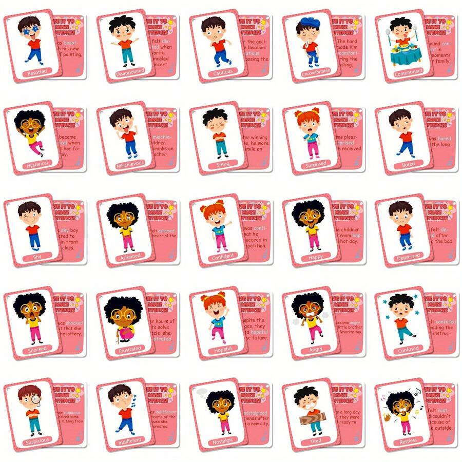 Feelings In A Flash - Emotional Intelligence Flashcard Game - Toddlers ...