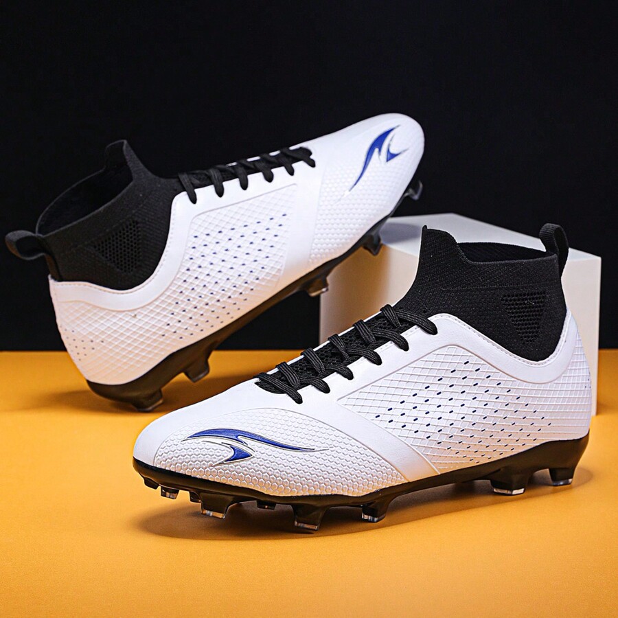 Professional High-Top Soccer Shoes Long Stud Outdoor Football Boots For ...