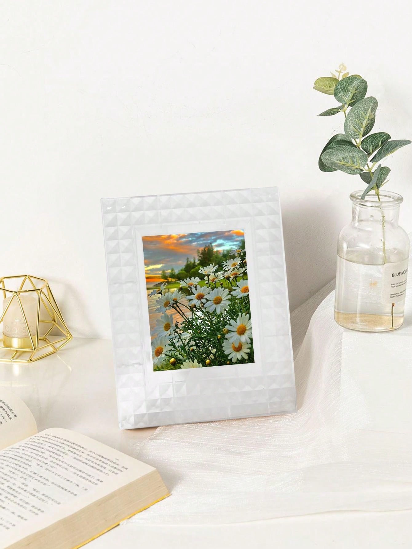 New Creative Ins-Style Transparent Vertical Mini 3 Inch Photo Frame For ...