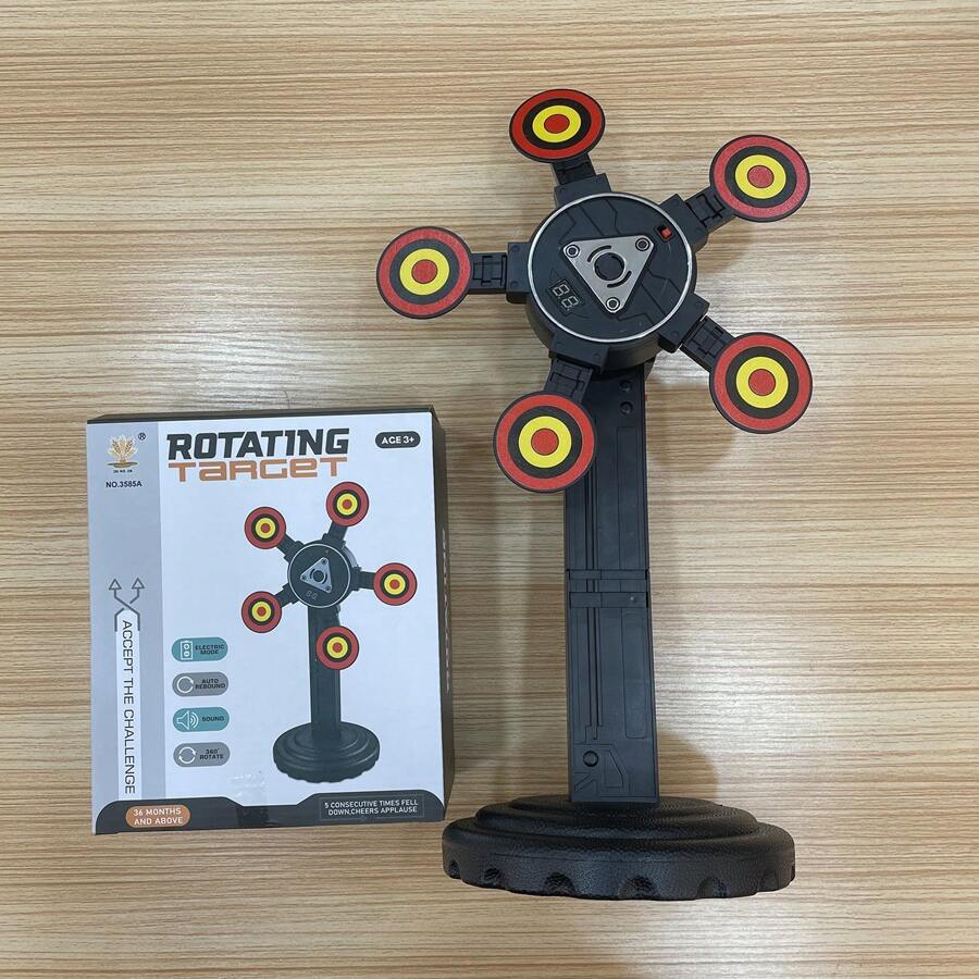 1pc Rotate Auto Reset Digital Scoring Target Toy(5 Target Board,Not ...