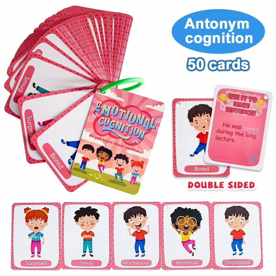 49 Cards My Feelings Cards And Emotions Flash Cards For Special Needs ...