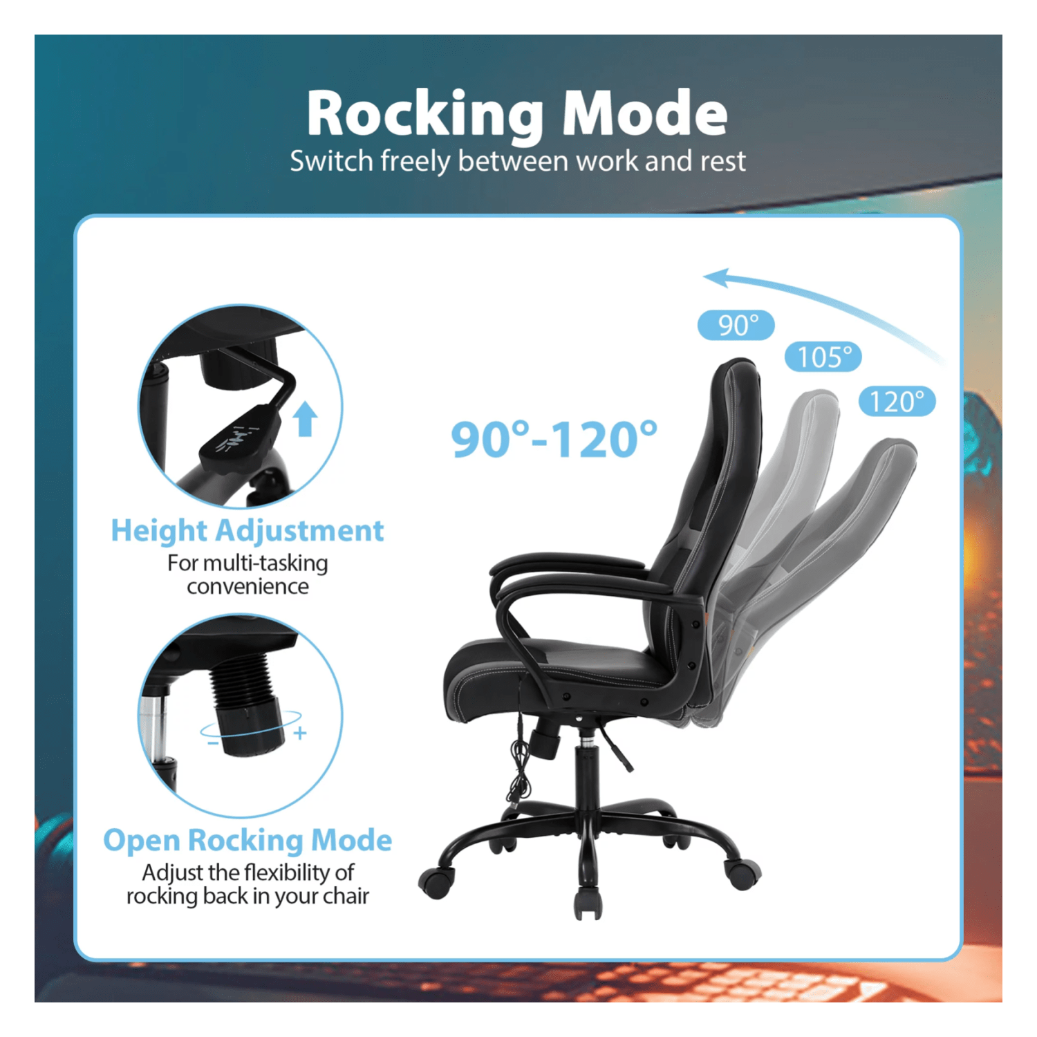 Elevate Your Gaming And Work Setup With Ergonomic High-Back Gaming ... Elevate Your Gaming And Work Setup With Ergonomic High-Back Gaming ...