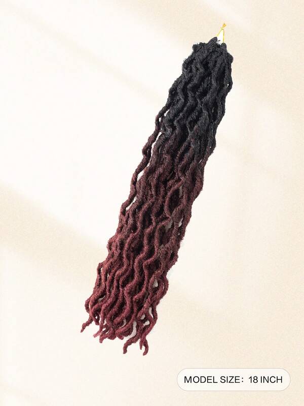 Faux Locs Crochet Hair 18 Inch Soft Locs Hair Pre-Looped Soft Goddess ...