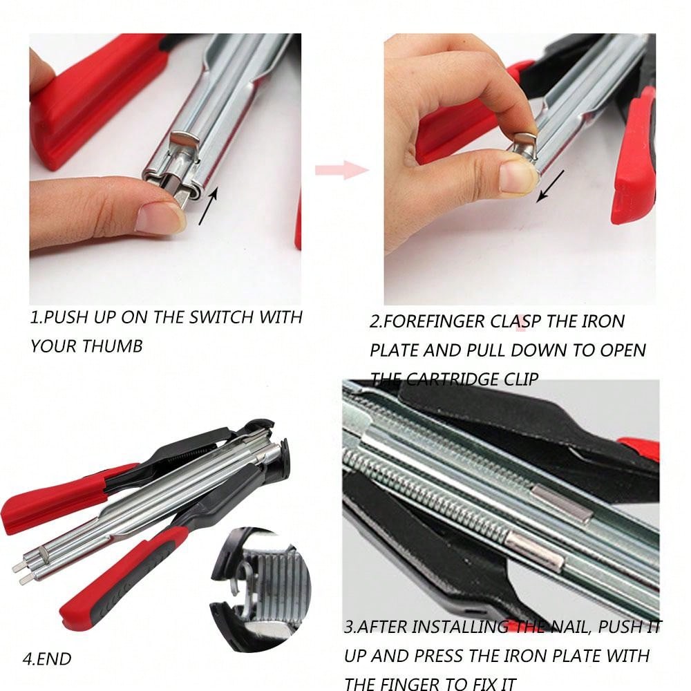 Hog Ring Pliers Kit,Auto Fencing Manual Fastener Staple Pliers, With ...