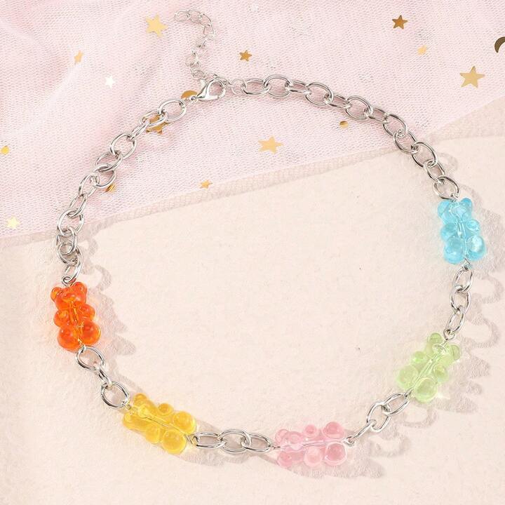 Shein gummy bear necklace store