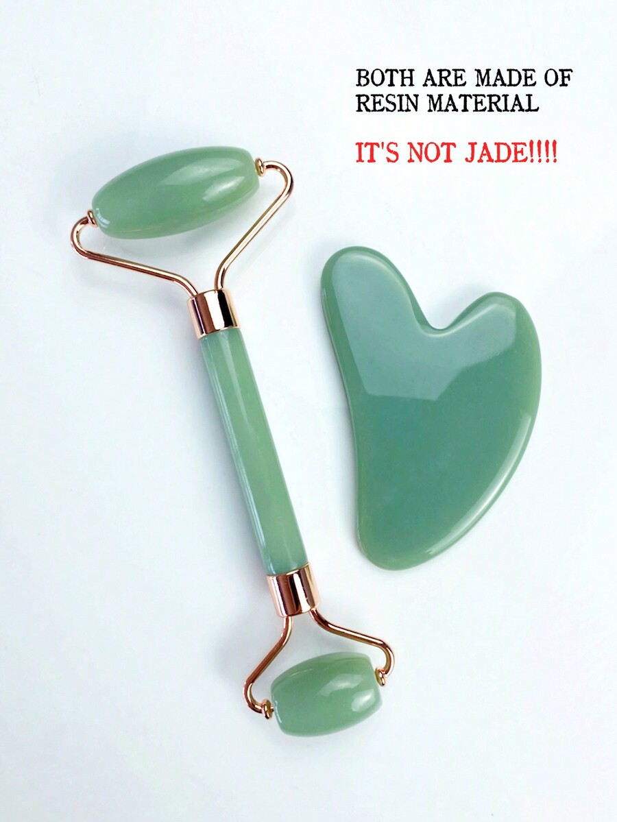 1pc Resin Roller & Gua Sha, Face Roller, Facial Beauty Roller Skin Care ...