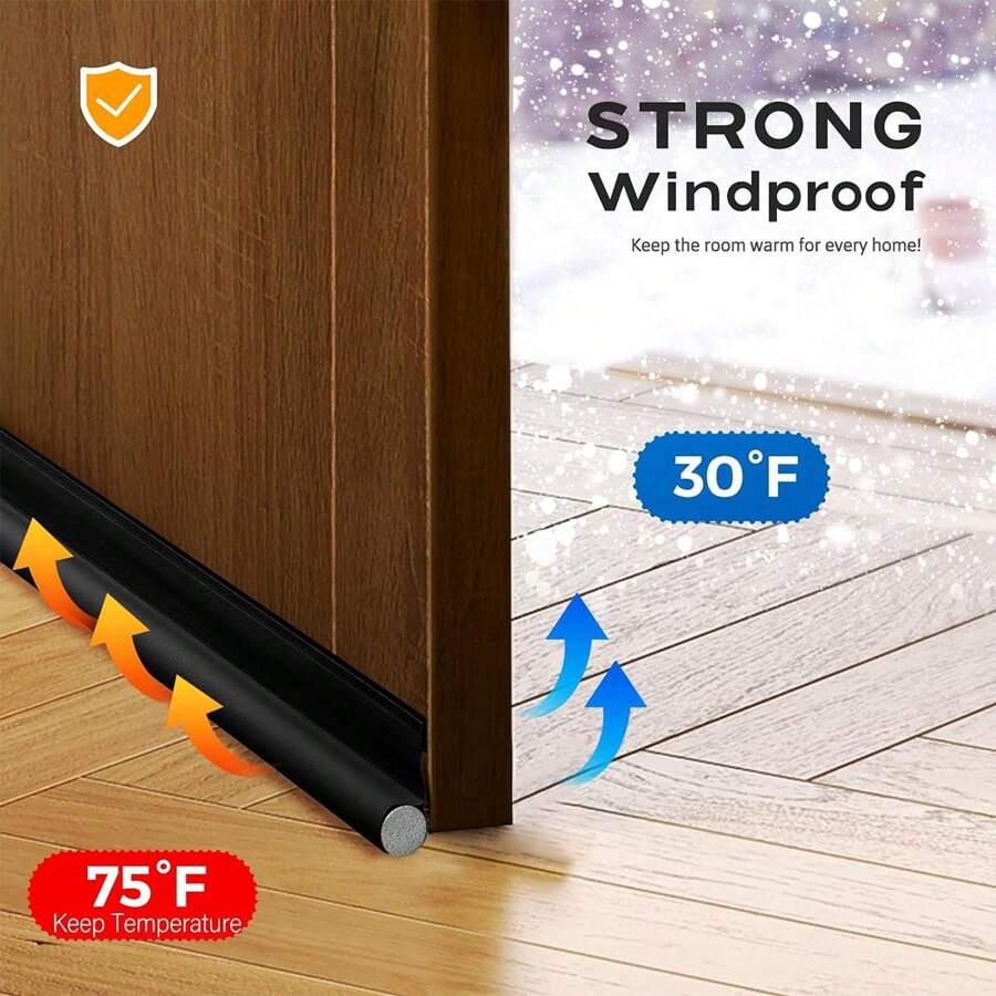 A Door Gap Dustproof Under Door Noise Blocker, Door Bottom Sound And ...