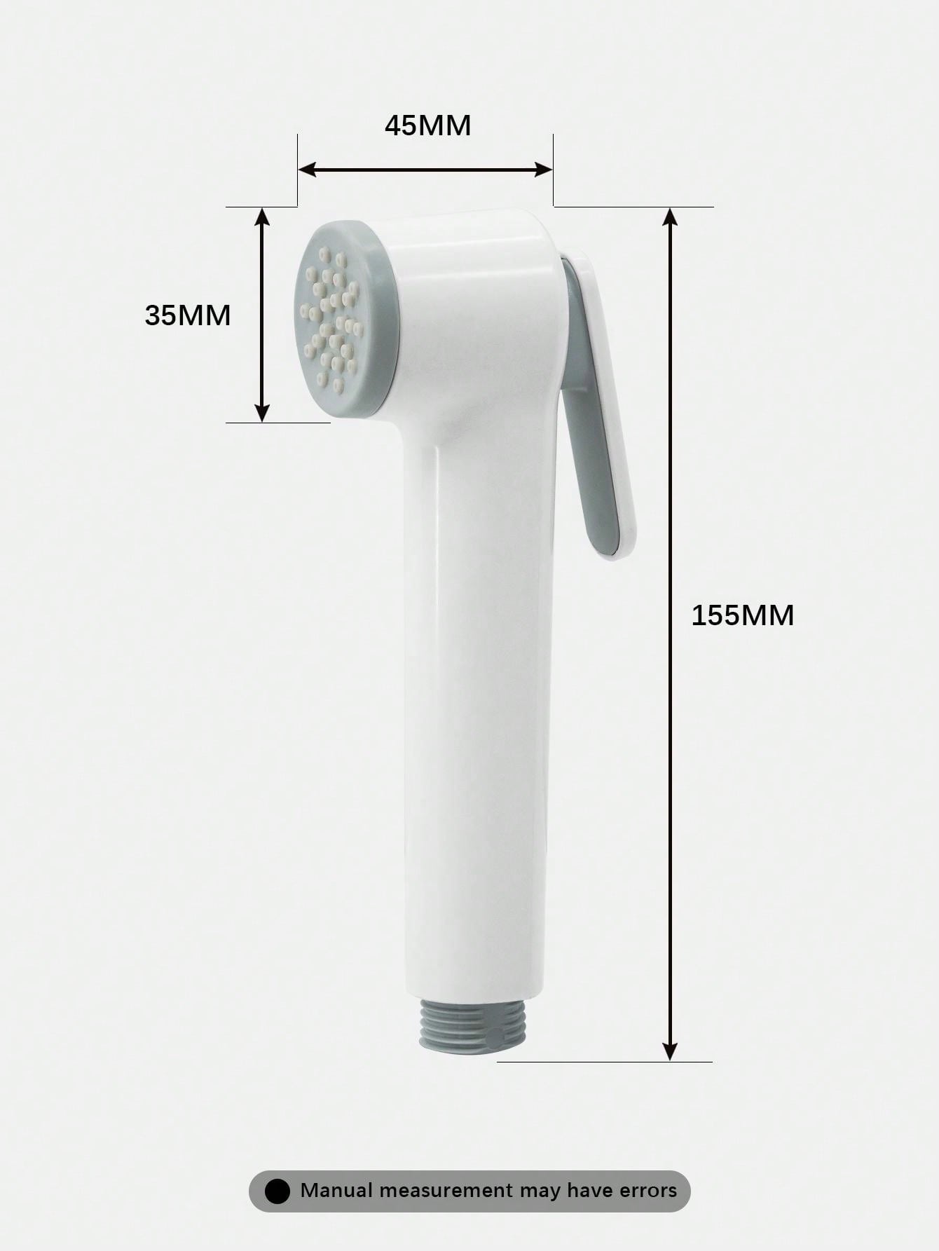 Plastic Bidet Shower Head Toilet Bathroom Spray Nozzle, Handheld ...