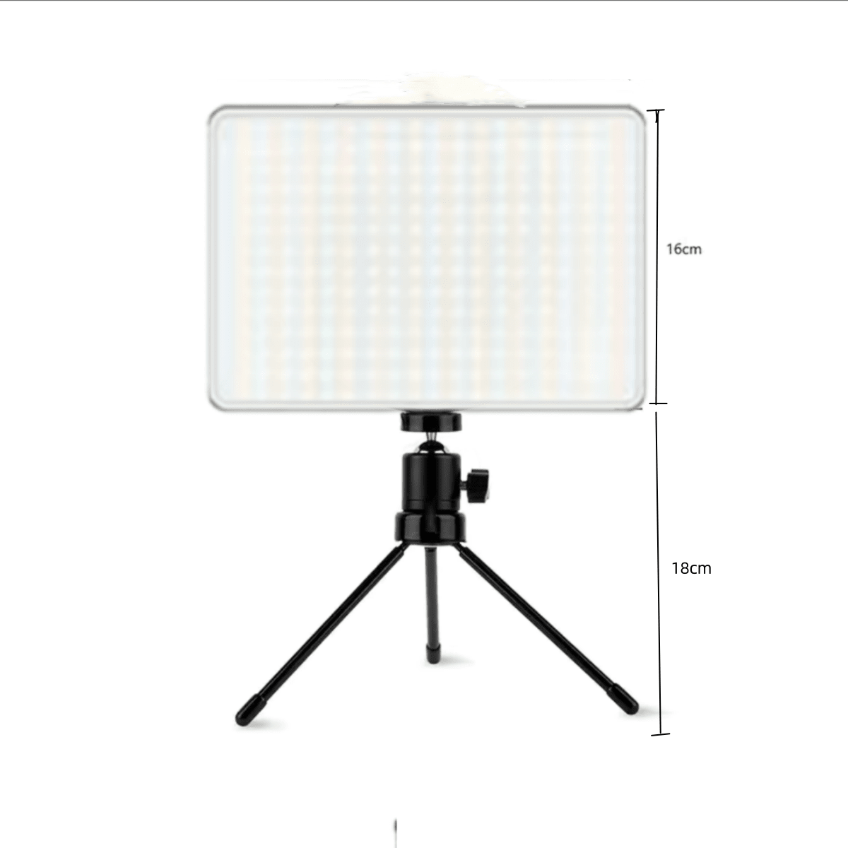 1 st. 10In Led Video Lampa Fotografi Selfie Dimmbar Panel Belysning ...