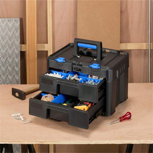 Stack System Two Drawer Tool Box, Fits Modular Storage System | SHEIN USA